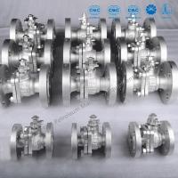 China Casting Floating Ball Valve Metal / Soft Seated Design According To API6D for sale