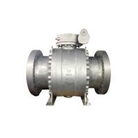 China API 6D API 608 Forged Steel 3 Piece Trunnion Ball Valve Flange Ends for sale