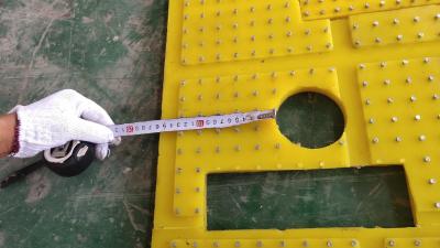China ZP175 ZP375 Anti Skid Mat 30mm Plastic Non Slip Mat For Drilling Rotary Table for sale