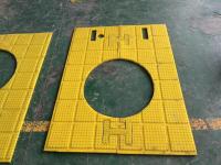 China ZP275 ZP375 Anti Slip Mat 30mm Plastic Non Slip Mat For Drilling Rotary Table for sale
