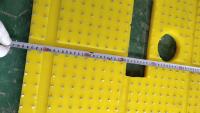 China ZP275 ZP375 Anti Slip Mat 30mm Plastic Non Slip Mat For Drilling Rotary Table for sale