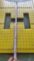 China ZP275 ZP375 Anti Slip Mat 30mm Plastic Non Slip Mat For Drilling Rotary Table for sale