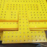 China PU Material Anti Skid Mat 30mm ZP375 For Drilling Rig Rotary Table for sale