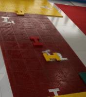 China PU Material Anti Skid Mat 30mm ZP375 For Drilling Rig Rotary Table for sale