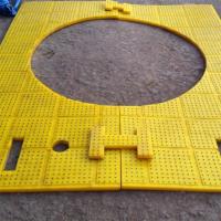China ZP275 Rotary Table Anti Slip Mat Yellow PU Apply For Oilfield Drilling for sale