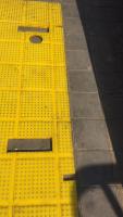 China 27 1/2 inch Anti Slip Mat Rotary Table Yellow Colour 2100MM*1600MM Mat For Drilling Rig for sale