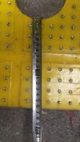 China 27 1/2 inch Anti Slip Mat Rotary Table Yellow Colour 2100MM*1600MM Mat For Drilling Rig for sale