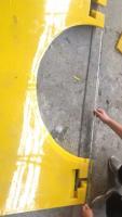 China Polyurethane Anti Slip Mat for 37 1/2 inch Rotary Table Drilling Rig 30MM Thickness Yellow Colour 2200MM*1800MM for sale