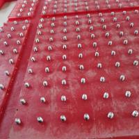 China Rotary Table Anti Slip Mat  Material PU Tensile Strength 45 Mpa Using On Drilling Platform for sale