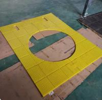 China Rotaty Table Anti Slip Mat  For Oilfield Drilling Platform Polyurethane Material for sale