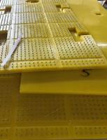 China Polyurethane 30mm Thickness Rotary Table Anti Slip Mat Resistance To Corrosion for sale