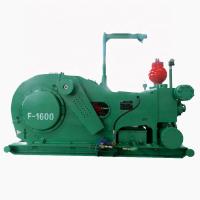 China F-1600 Drilling Mud Pump Herringbone Gear Horizontal Triplex Single Acting for sale