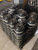China Dual Hardness Urethane Bonded Mud Pump Piston RS F-1600 AISI4140 for sale