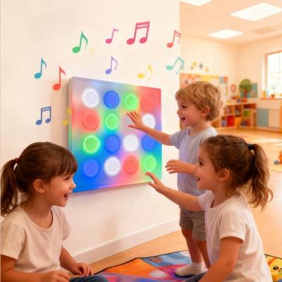 China Eco Friendly Modern Groundhog Game Table Interactive Wall Touch Toy Ball for Babies Kids Entertainment Park LED DC5V 8W for sale