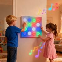 China Eco Friendly Modern Groundhog Game Table Interactive Wall Touch Toy Ball for Babies Kids Entertainment Park LED DC5V 8W for sale