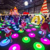 China IP68 Waterproof Sound-Activated LED Floor Light with 200KG Weight Capacity for Interactive Dance Floors for sale