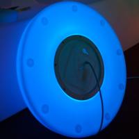 China IP68 Waterproof Sound-Activated LED Floor Light with 200KG Weight Capacity for Interactive Dance Floors for sale