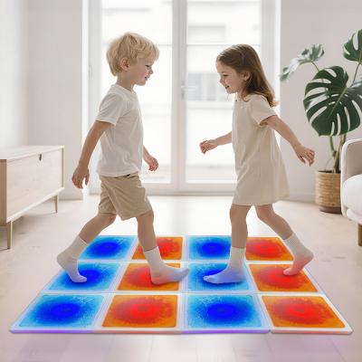 China 200KG Heavy Duty UV Liquid Floor Tiles with Touch Color Change and IP65 Waterproof for Interactive Sensory Play for sale