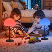 China Rechargeable LED Mushroom Table Lamp for Restaurant & Ambient Lighting for sale