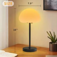 China Rechargeable LED Mushroom Table Lamp for Restaurant & Ambient Lighting for sale