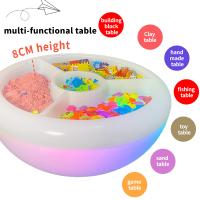 China Educational Toddler Activity Plastic Children Kids Play Sensory Bin Table Sand Water Learning Table for sale