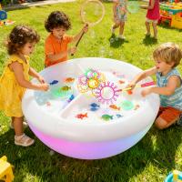 China Educational Toddler Activity Plastic Children Kids Play Sensory Bin Table Sand Water Learning Table for sale