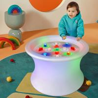 China Touch‑Activated (No Remote) – Customizable Kids LED Sand Table | 11‑LED Sensory Play Table for Daycare & Classroom for sale