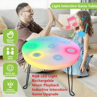 China Musical Whack-a-Mole Game Table LED Interactive Touch Control Kids Activity Table Touch Color Change Waterproof for sale
