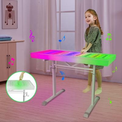 China Manual Height Adjustable Kids Desk - Durable Sit-Stand Study Table for Schools and Daycare for sale