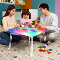 China Interactive LED Kids Study Table for Home & Classroom – Color Changing Sensory Desk with Touch Game for sale