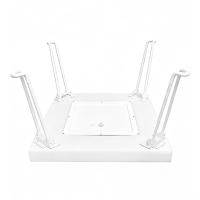 China RGB touch activated light table for kids and parties, square table with 16 glowing touch sensors, foldable legs, USB rechargeable, multicolor LED effects for sale
