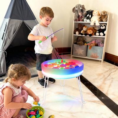 China Interactive Kids' Foldable Touch Table with Color-Changing Lights and Music Waterproof Educational Sensory Toy for Children for sale