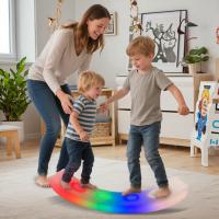 China Modern Eco-Friendly Plastic Gym Outdoor Furniture Living Room Baby Sensory Training Toys Balance Board Kids Swing Multifunction for sale