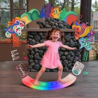 China New Sensory Integration Training Equipment Kindergarten Nursery Kids Swing LED  Balance Board Children's Autism Toys Sensor for sale