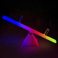 China Eco-Friendly Double Hanging Sensory Swing Chair with 16 RGB LED for Indoor and Outdoor Play for sale