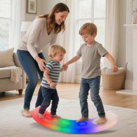 China Interactive Kids Sensory Balance Board - Eco-Friendly PE Plastic Wobble Board for Physical Training & Play for sale