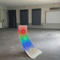 China Interactive Kids Sensory Balance Board - Eco-Friendly PE Plastic Wobble Board for Physical Training & Play for sale