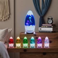 China Dinosaur Egg Jellyfish Night Light for Kids - USB Powered Color Changing Mood Lamp, Creative Silent Desk Decor & Gift for Boys Girls for sale