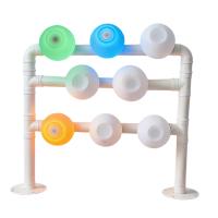 China LED Interactive Whack-A-Mole Wall Game With Music For Educational Reaction Training Durable Plastic Construction for sale