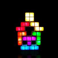 China Tetris Lamp Adjustable Color DIY Stacking Night Light LED Table Lamp For Bedroom Living Room Children's Room for sale