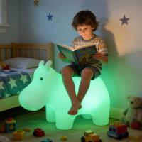 China LED Light Up Hippopotamus Chair – Sensory Seating & Ambient Furniture for Kids with 16 Colors Remote, Waterproof, Rechargeable for sale