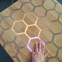 China Interactive Touch Panel Table with Honeycomb Design | Sensitive Touch Sensory Play Table for Kids & Sensory Rooms for sale