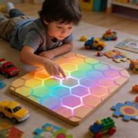 China Interactive Touch Panel Table with Honeycomb Design | Sensitive Touch Sensory Play Table for Kids & Sensory Rooms for sale