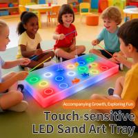 China Modern Interactive LED Light Touch Sensor Educational Toy PE Material for Hand Eye Coordination Sensory Play for Bedroom Use for sale