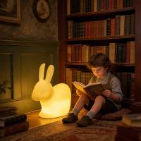 China Kids LED Rabbit Chair Night Light – Bunny Seat Lamp for Indoor Playrooms, Bedroom Decor and Outdoor Garden Lighting for sale