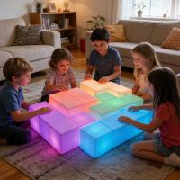 China Interactive LED Light-Up Building Blocks - Sensory STEM Toys for Kids & Kindergarten Learning for sale