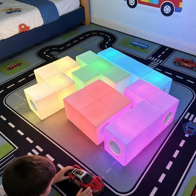 China LED Light Up Building Blocks Set for Kids, Creative STEM Educational Toy with Smart Base, DIY Glowing Construction Bricks for Custom Lighting, Retail & Bulk Supply for sale