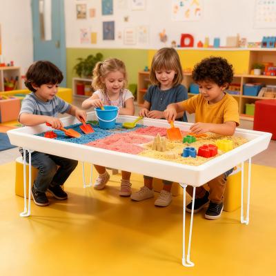 China LED Interactive Sand Art Table for Kids – Folding Sensory Light Table for Preschool & Commercial Use for sale