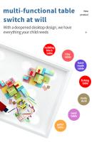 China LED Interactive Sand Art Table for Kids – Folding Sensory Light Table for Preschool & Commercial Use for sale