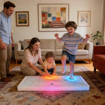 China Interactive LED Sensory Dance Floor Tiles for Kids – Touch Responsive Autism Sensory Play Equipment for sale
